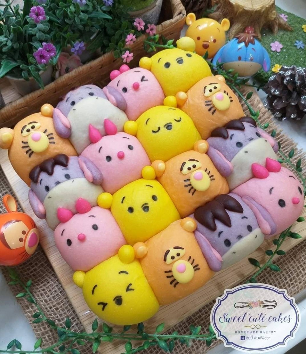 Adorable Japanese-Style Bread With Character Designs By Thai Home Baker