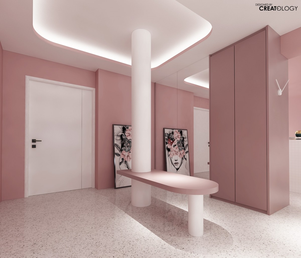 Pink HDB Flat Designs In Singapore That Nail The Feminine ...