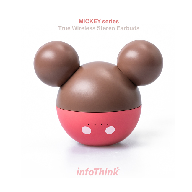 Mickey & Minnie Mouse Wireless Earphones By InfoThink X Disney