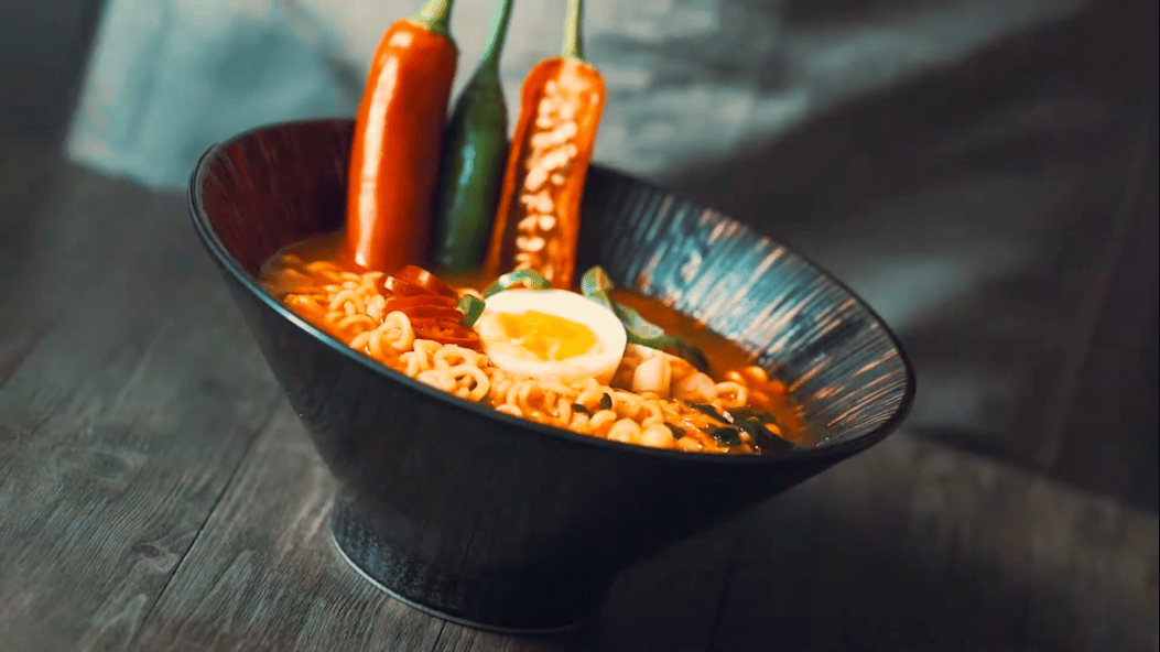 Spiciest Ramen: Korean Fire Demon King Ramen With Carolina Reaper In ...
