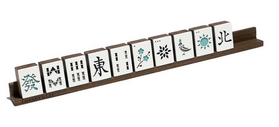 New Luxe Tiffany & Co. Mahjong Set In Iconic Tiffany Blue Case Will ...