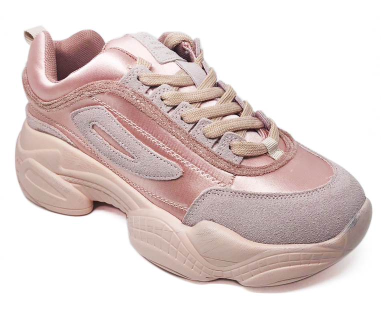 8 Pink Sneakers With Chunky Soles That Will Give You A Height Boost ...