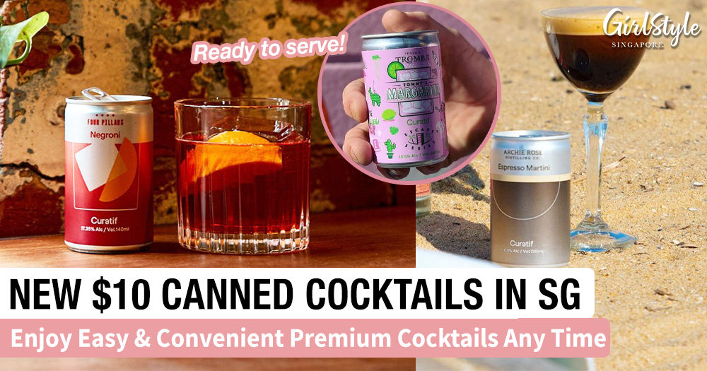 Canned Cocktails By Curatif Available At Cold Storage Singapore