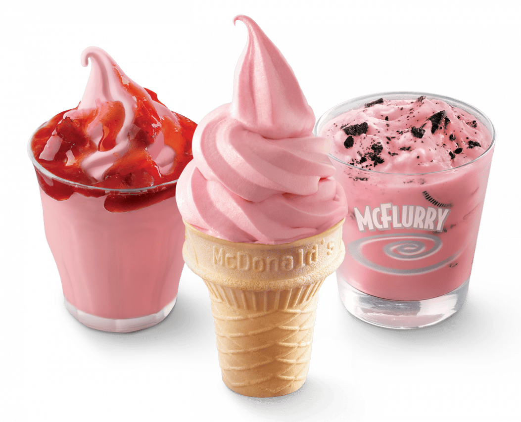 McDonald’s Singapore Has Bandung McFlurry, Sundae, & Ice Cream Cones