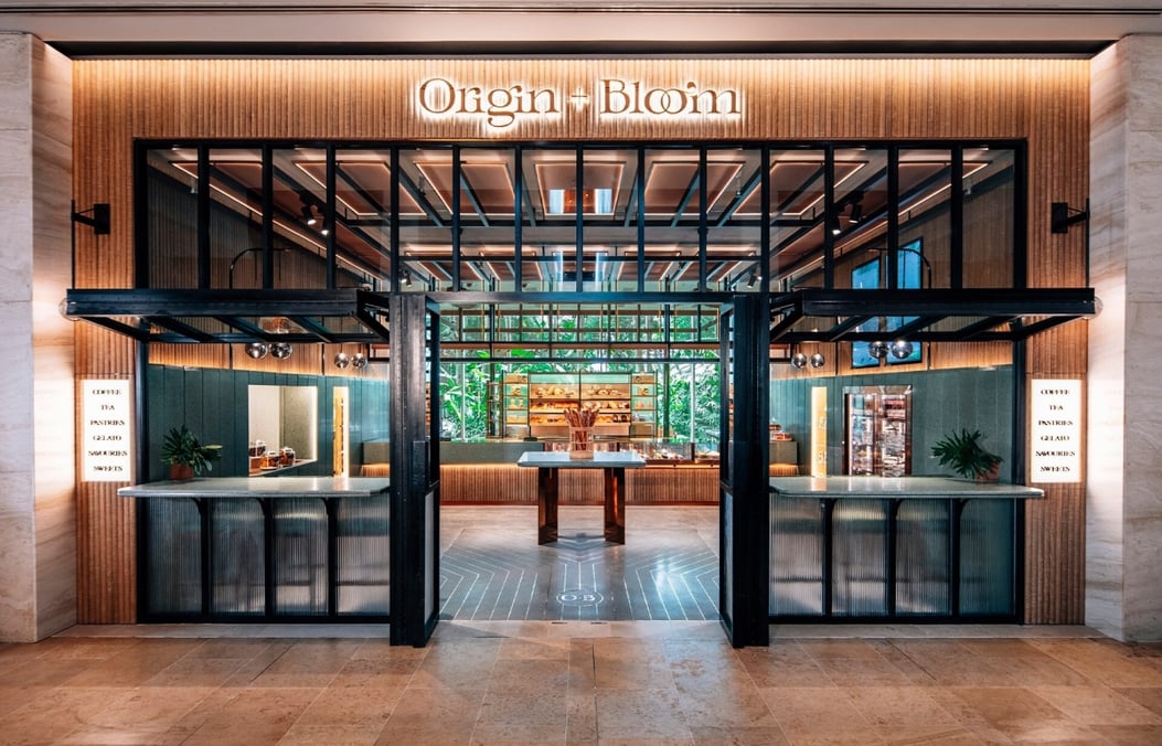 Origin + Bloom Cafe: Hojicha Bubble Tea-Shaped Cake In Singapore