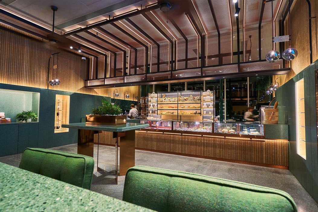 Origin + Bloom Cafe: Hojicha Bubble Tea-Shaped Cake In Singapore