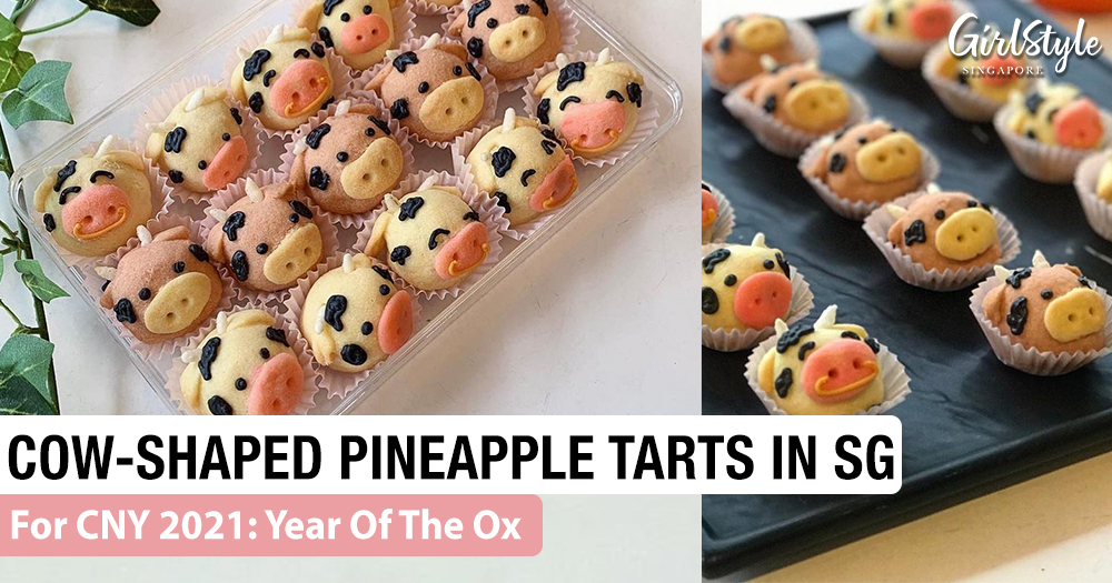 Quirky Cow-Shaped Pineapple Tarts For CNY 2021 In Singapore
