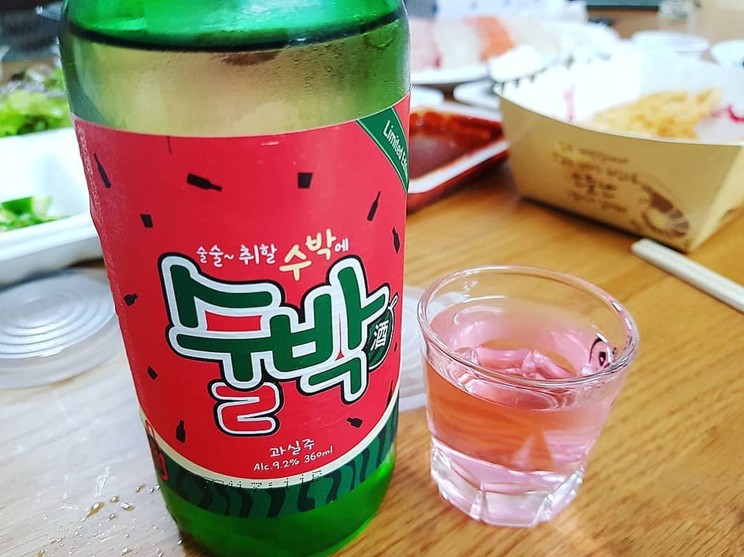 Korea's Watermelon & Honey Soju In Singapore Are Perfect For Newbies