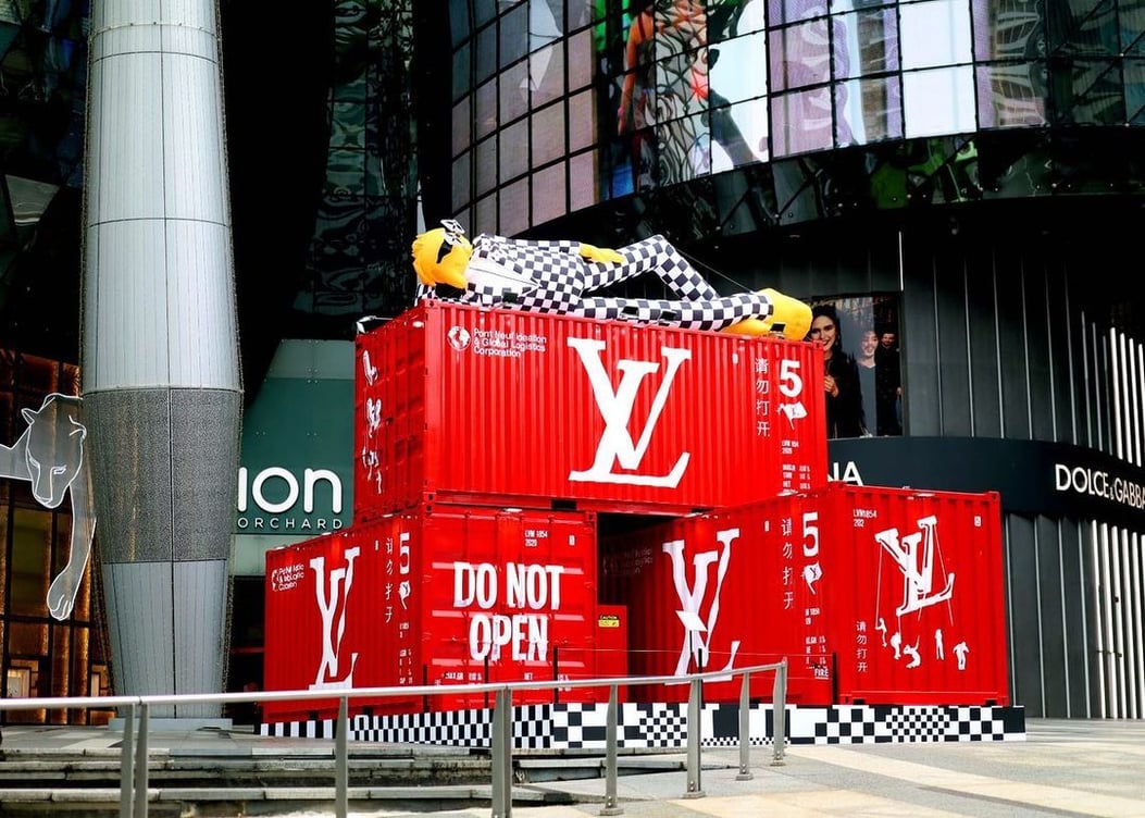 Louis Vuitton’s Famous Shipping Containers: Finally In Singapore At ION ...