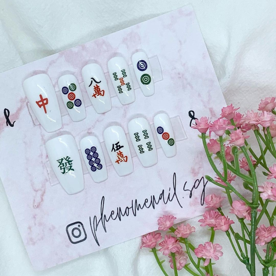 6 Places To Get Mahjong Nails In Singapore Perfect For CNY | GirlStyle ...