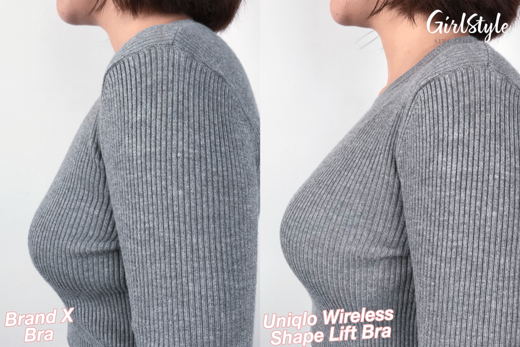 Uniqlo Wireless Bra Review For Different Boob Shapes: 3D Hold, Shape ...