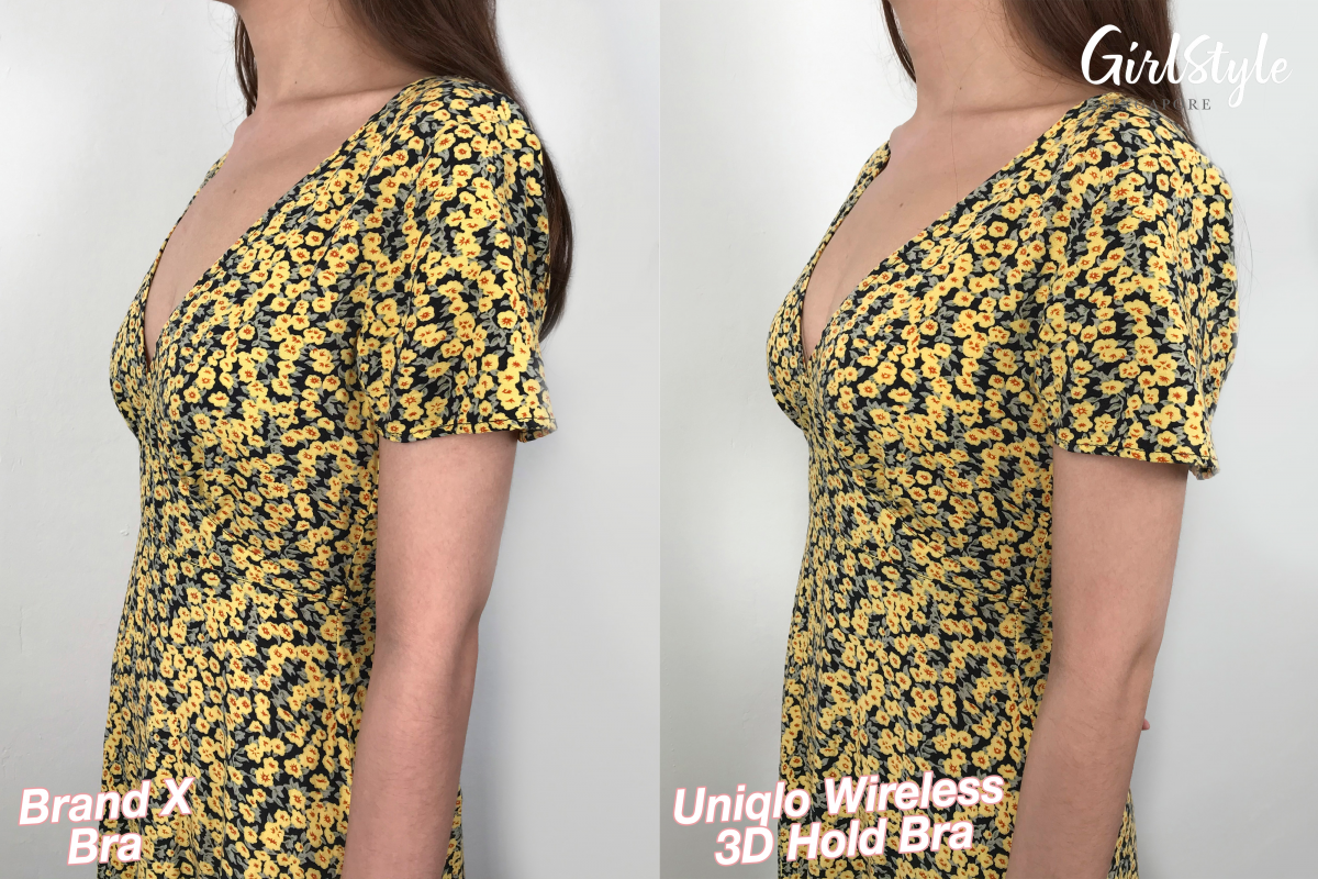 Uniqlo Wireless Bra Review For Different Boob Shapes: 3D Hold, Shape ...