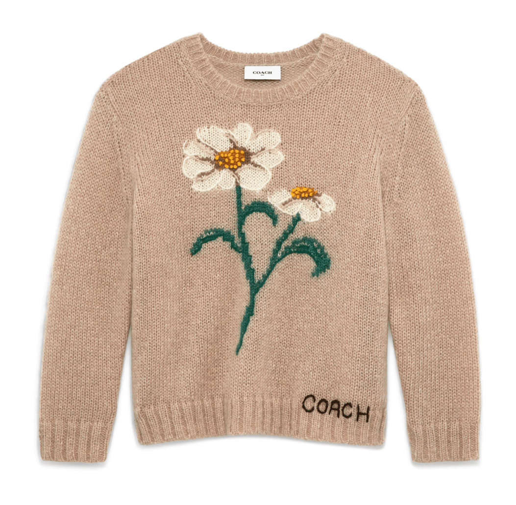 Coach Spring 2021 Collection Singapore: Cosy Animal & Floral Sweaters