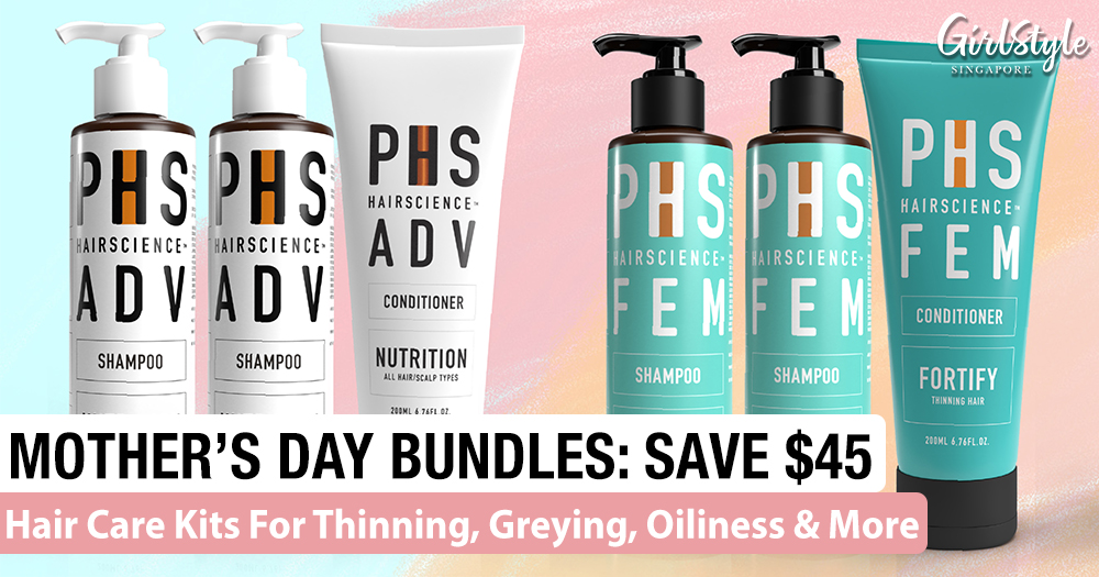 PHS HAIRSCIENCE Mother's Day 2021 Hair Care Bundle Sets