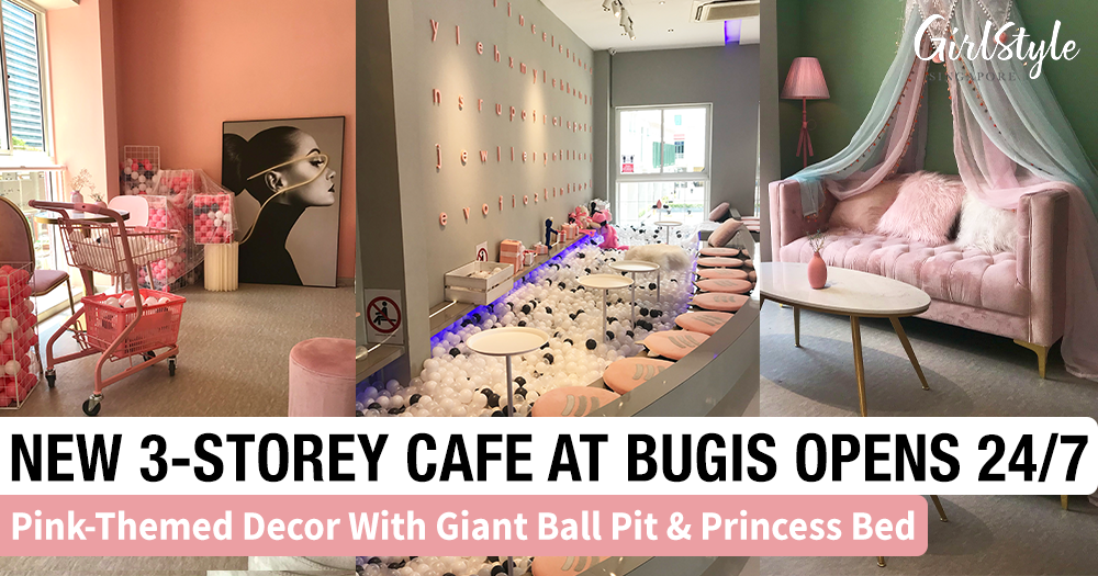 Smile Dessert: New 24-Hour, 3-Storey Cafe In Bugis Has Pink Decor ...