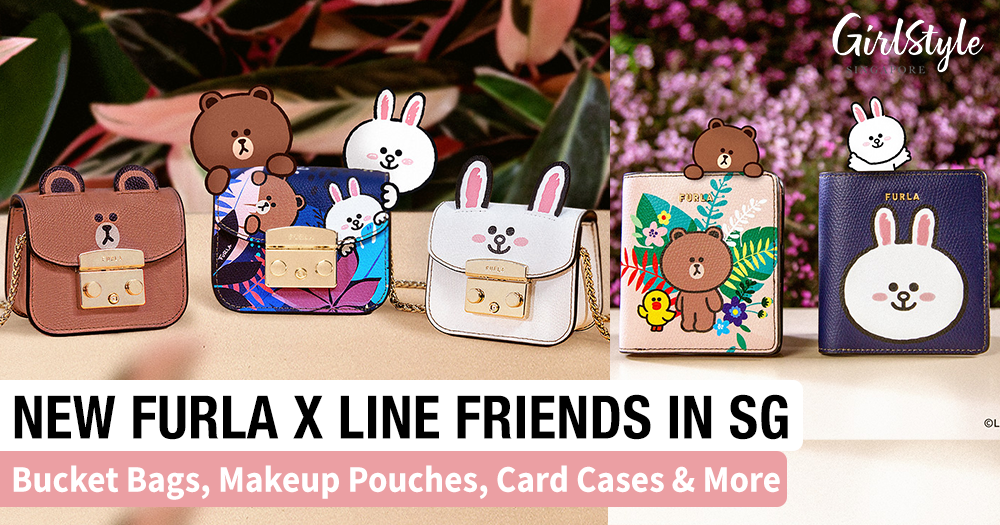 Furla X LINE FRIENDS Leather Bag & Accessories Collection In Singapore