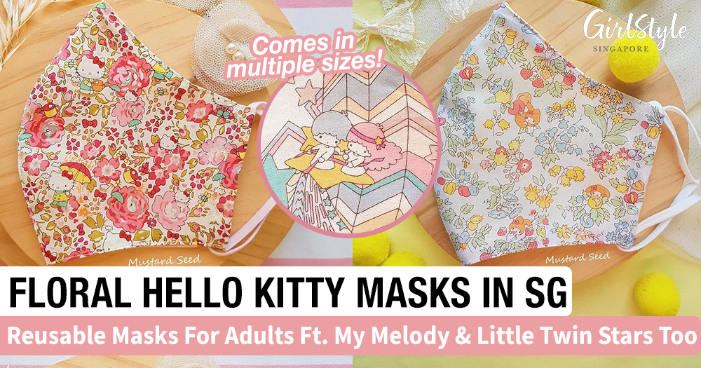 Sanrio Floral Face Masks For Adults & Kids You Can Shop Online In Singapore