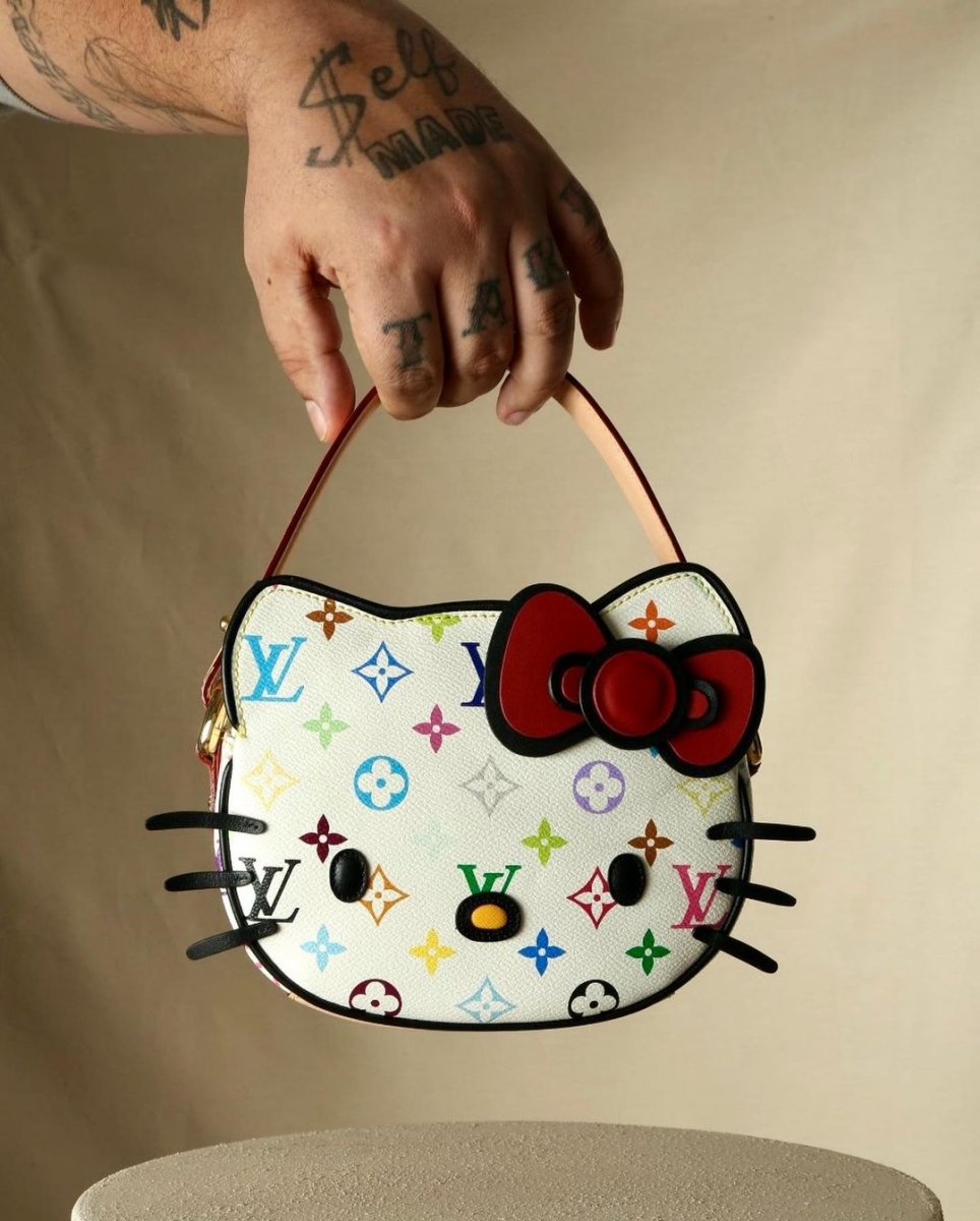 Hello Kitty Louis Vuitton Bags Upcycled By American Designer Sheron ...