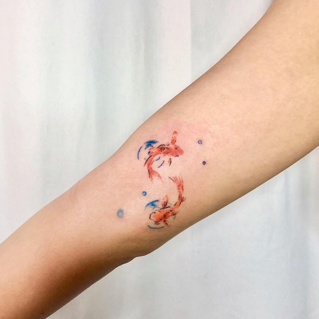 Dreamy & Colourful Hand Poke Tattoos By Singaporean Tattoo Artist