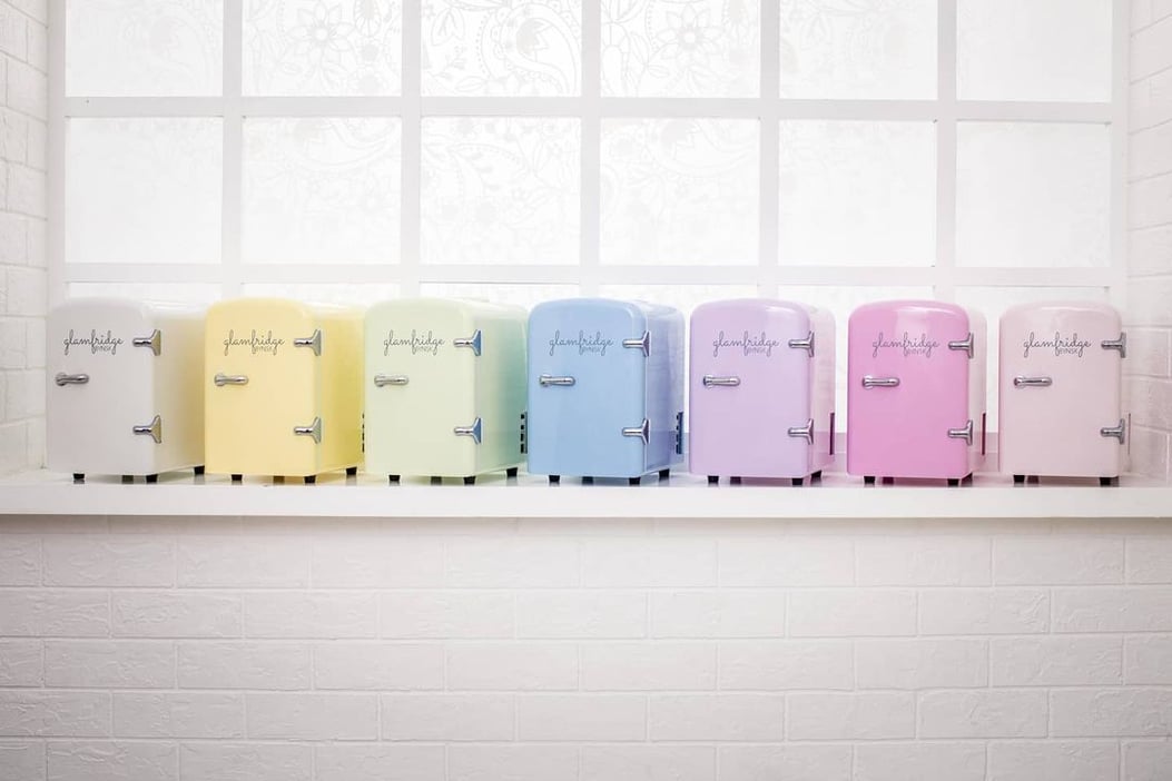 BYNSK Glamfridge: Retro Pastel Mini Fridges In Singapore Inspired By ...