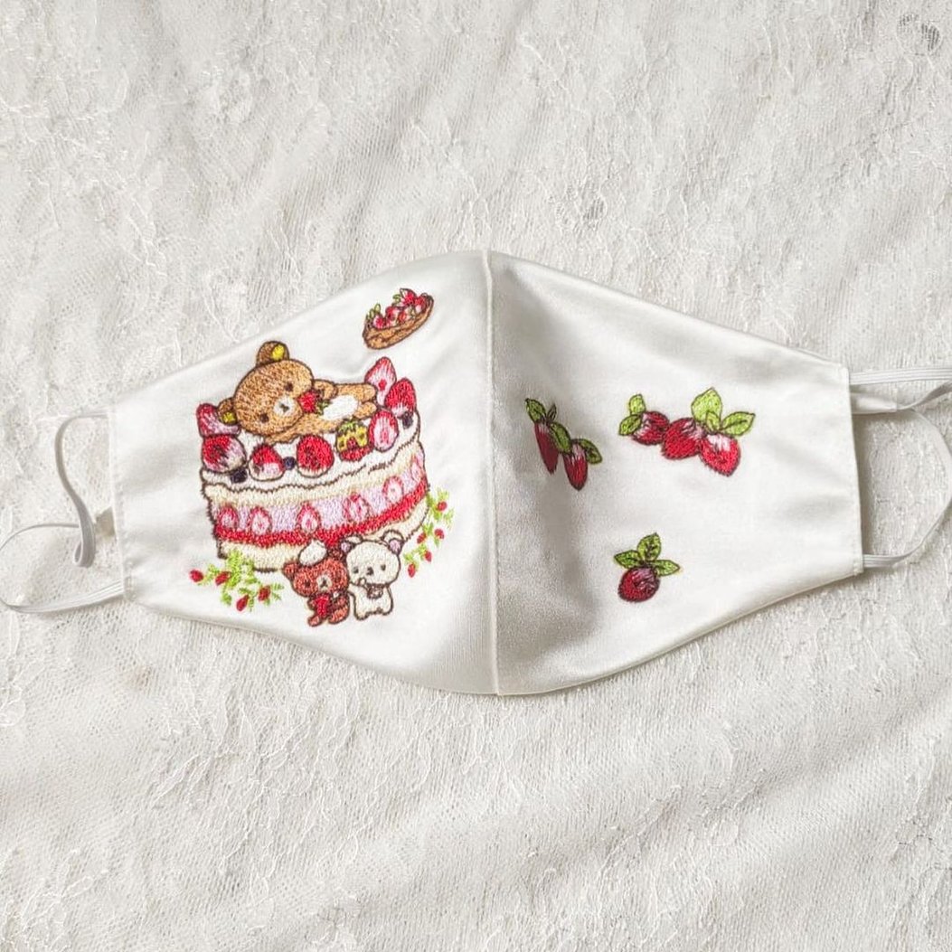 Lavish Elle: Premium Silk Sanrio Face Masks In Singapore With Embroidery