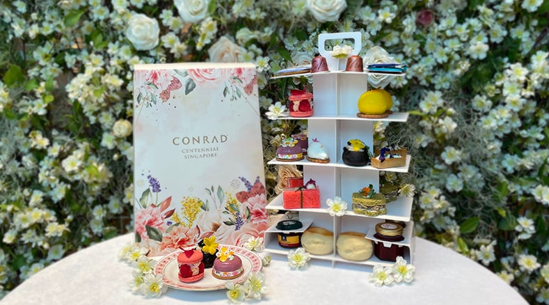 Floral-Themed High Tea At Conrad Centennial Singapore's Indoor "Flower ...