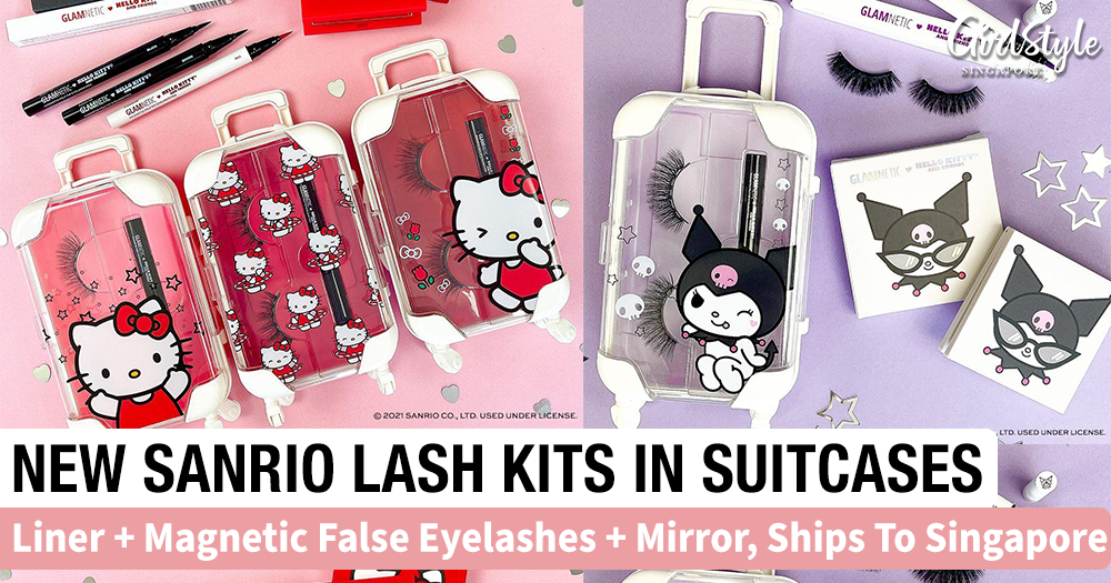 Glamnetic Hello Kitty & Friends Magnetic Eyelashes Suitcases Ships To ...