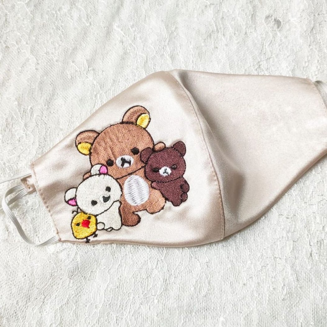Lavish Elle: Premium Silk Sanrio Face Masks In Singapore With Embroidery
