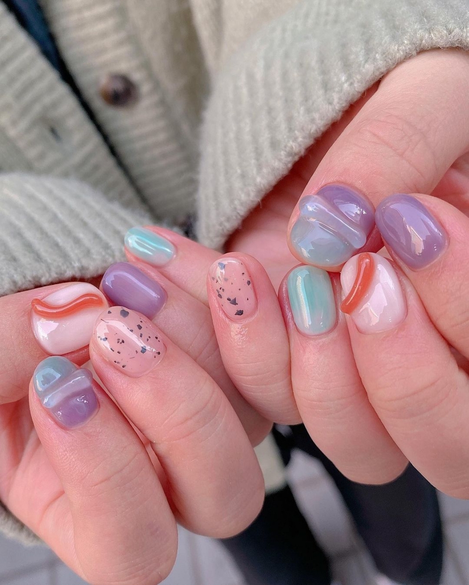Candy-Inspired Nail Art Designs With 3D Jelly Effect Popular In Korea ...