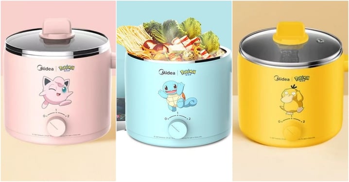 Pokemon x Midea Electric Hotpot In Singapore: Pikachu, Jigglypuff ...
