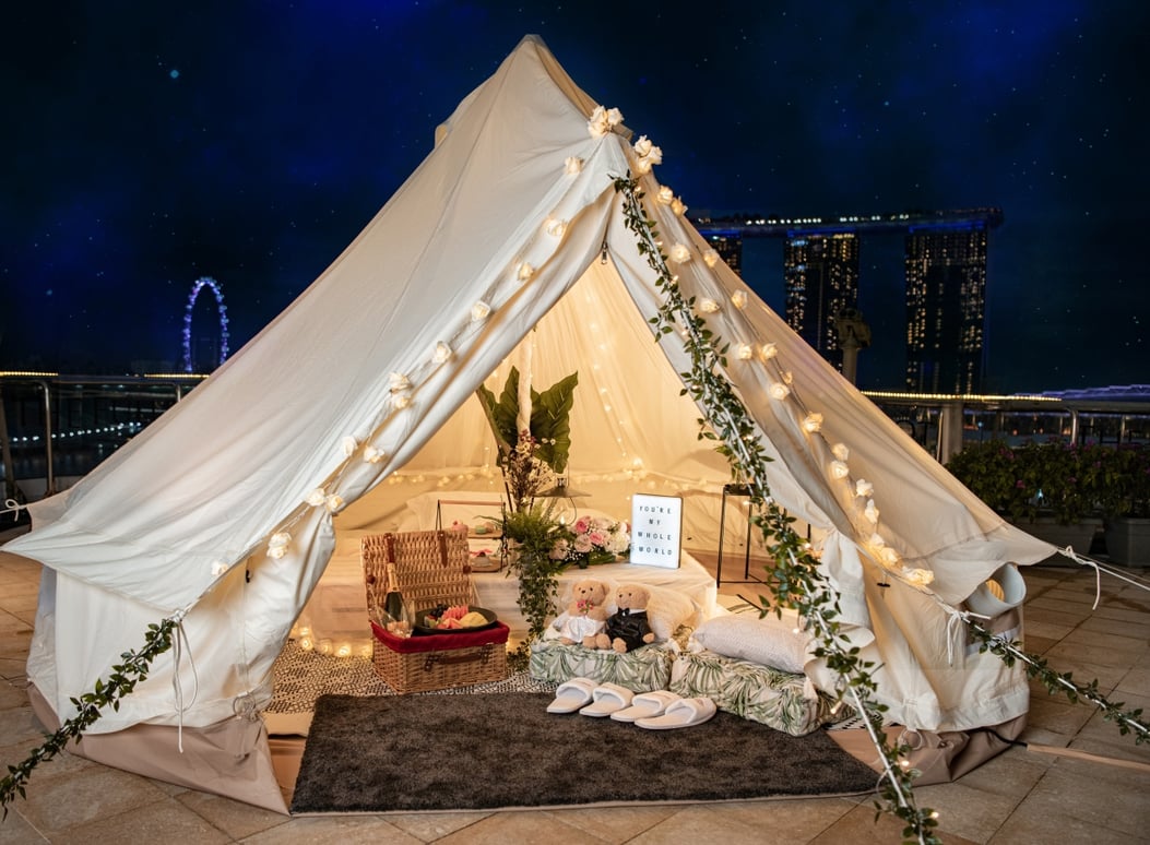 Fullerton Hotel Rooftop Glamping: Free Afternoon Tea, Breakfast ...