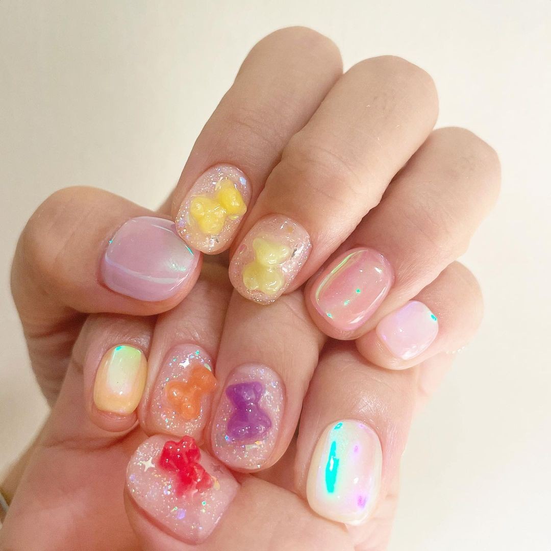 12 Gorgeous Candy-Inspired Nail Art Designs With 3D Jelly Effect ...