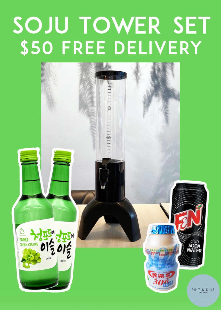 New Korean Bistro In Singapore Has 1.5L Yakult Soju Towers At Just $50 ...