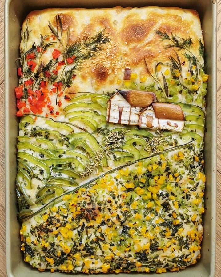 Customised Focaccia Bread Art You Can Buy Online In Singapore From When ...
