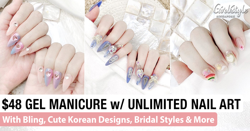 Fifty Freed Nail Salon: $48 Gel Manicures Unlimited Designs In Singapore