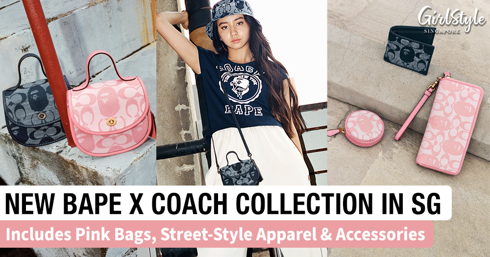 BAPE x Coach In Singapore: Pink Bags & Apparel Launching On 24 July