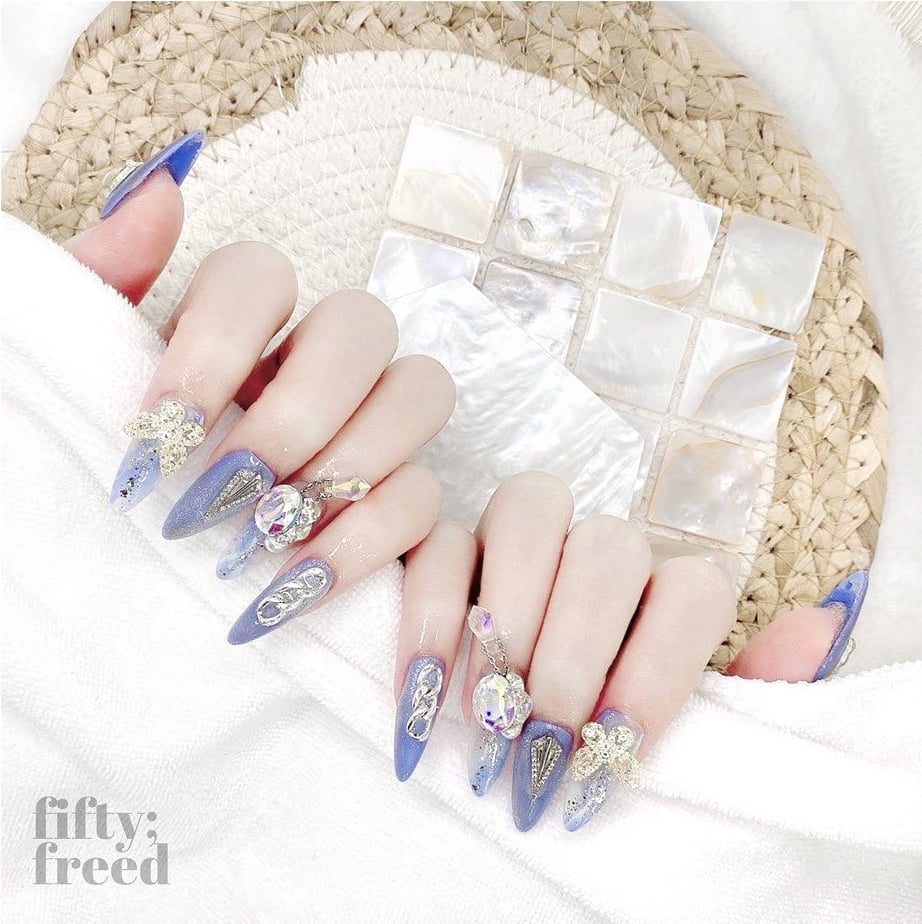 Fifty Freed Nail Salon: $48 Gel Manicures Unlimited Designs In Singapore