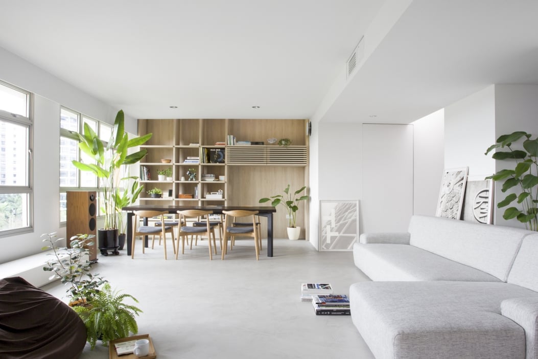 HDB Flat In Singapore Renovated To Look Like A Spacious Landed House