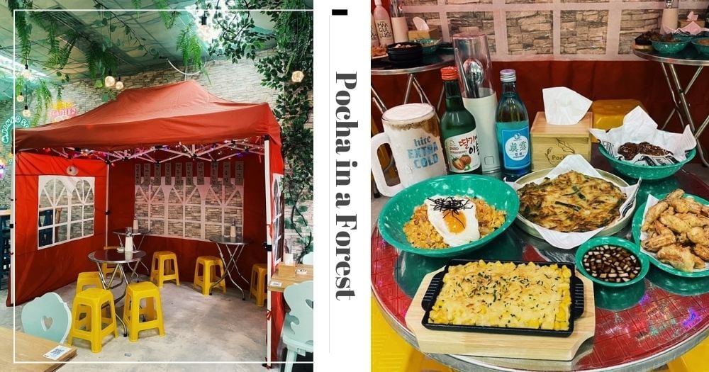 Pocha in a Forest: New Bistro In S'pore With Pojangmacha Setup