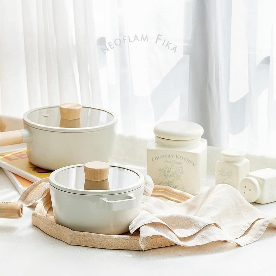 Neoflam Pink & Beige Cookware Available Online In Singapore