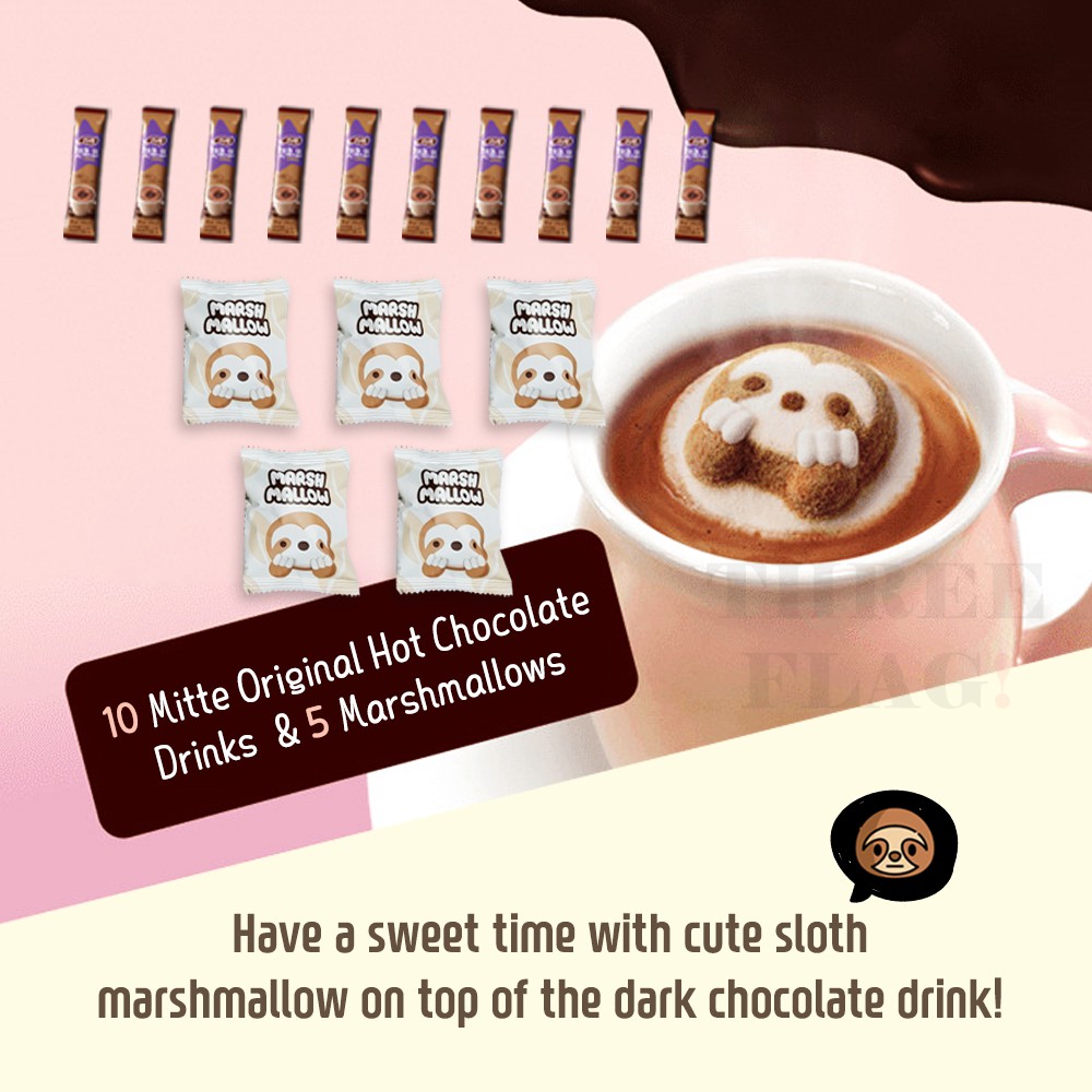 Mitte Sloth Marshmallow Hot Chocolate Available In Singapore