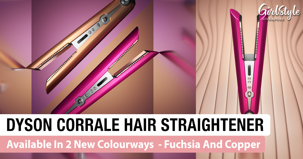 Dyson's Corrale Straightener Available In Fuchsia And Copper