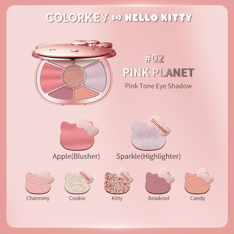 Colorkey x Hello Kitty Makeup In Singapore: Eyeshadow, Blush ...