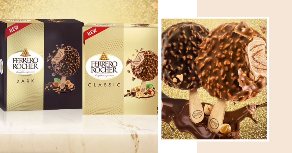 New Ferrero Rocher Ice Cream Sticks Now Available In SG