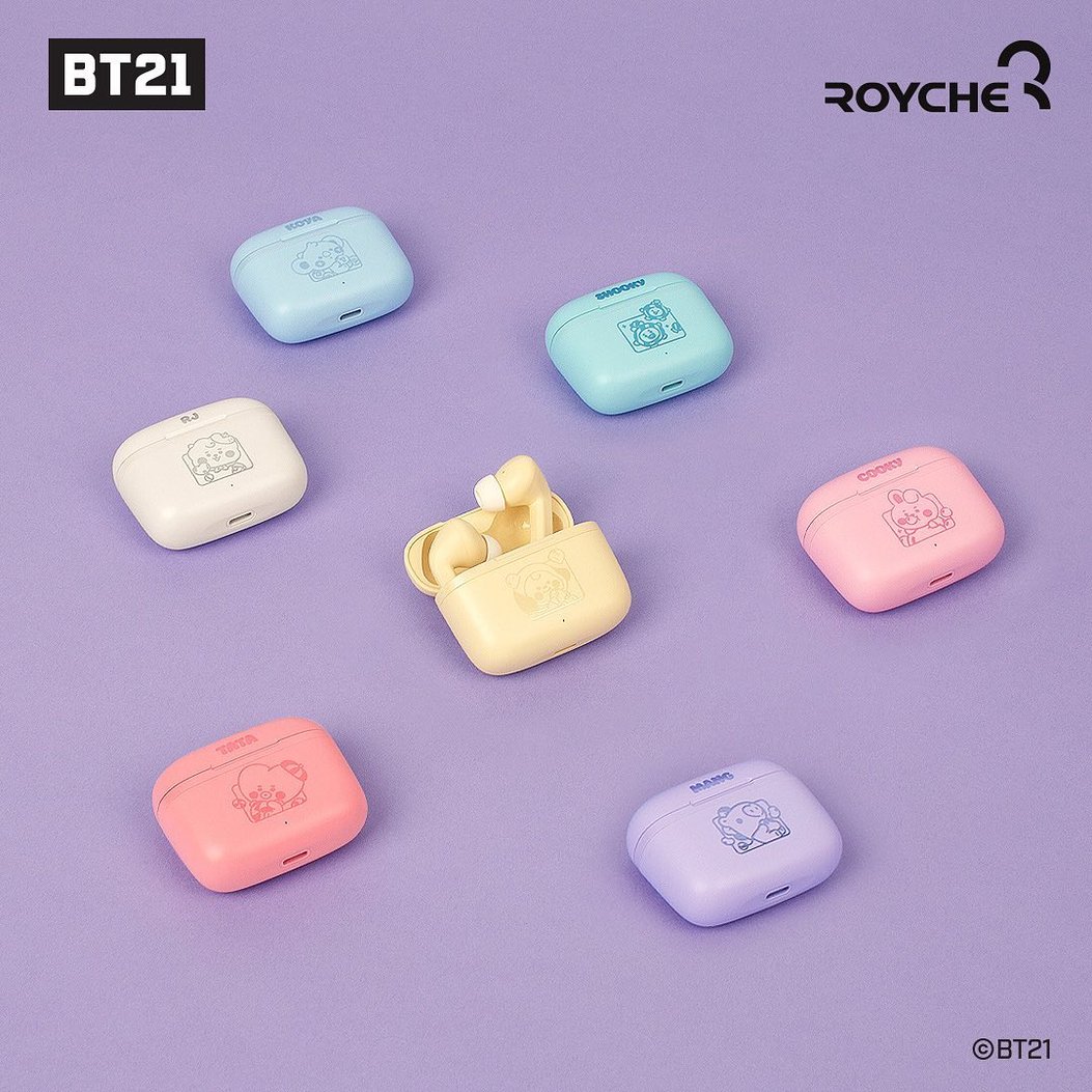 New Royche x BT21 Wireless Keyboard, Mouse & Earphones In SG