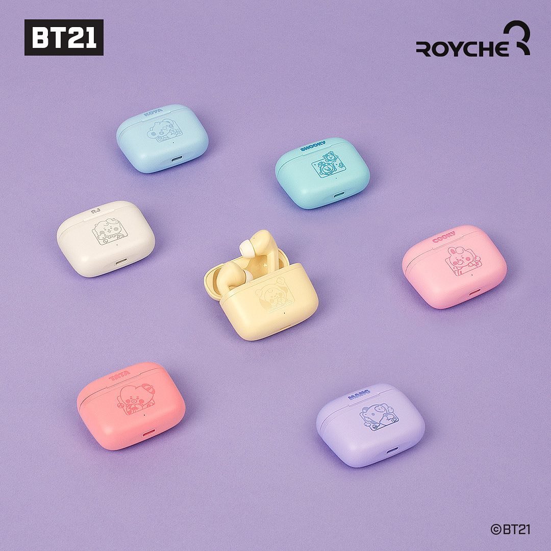 New Royche x BT21 Wireless Keyboard, Mouse & Earphones In SG