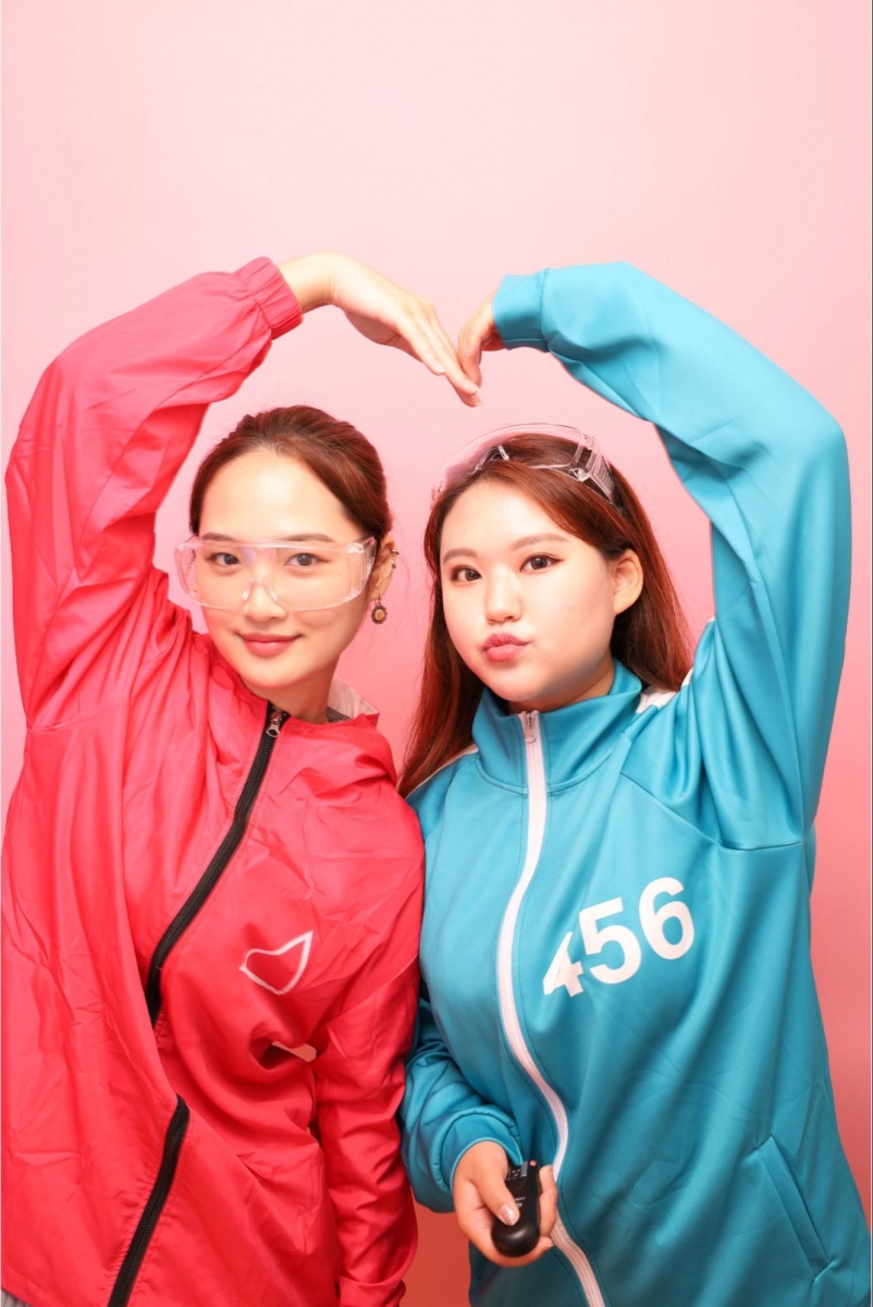 PHOTOMATIC Self Studio Singapore - Squid Game Backdrops & Costumes