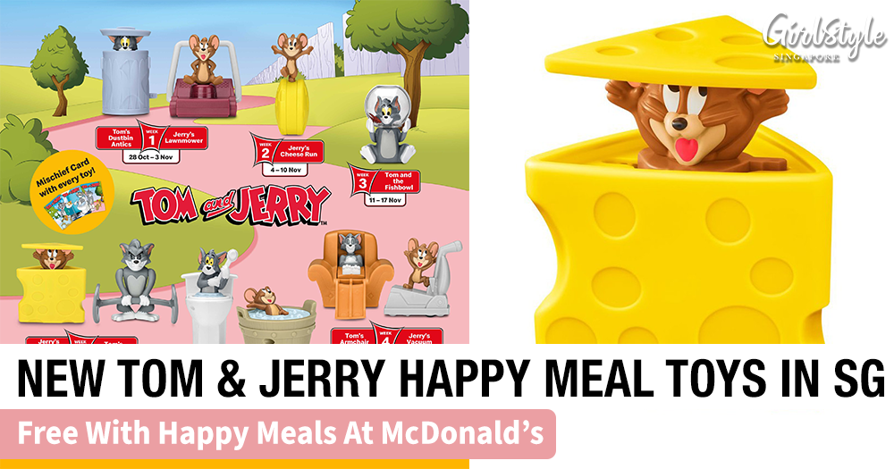 New Tom & Jerry Happy Meal Toys At McDonald's Singapore 2021