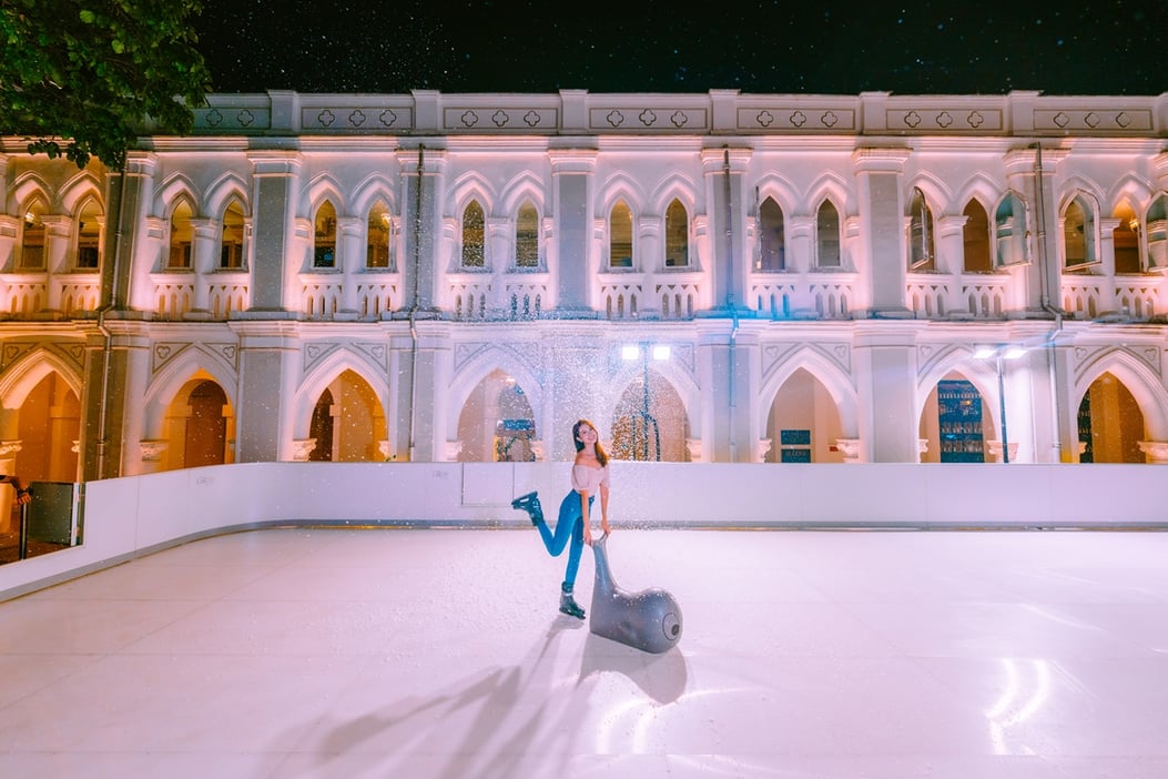 Christmas 2021 At Capitol & CHIJMES - Ice-Skating, Snow Domes & Light Show