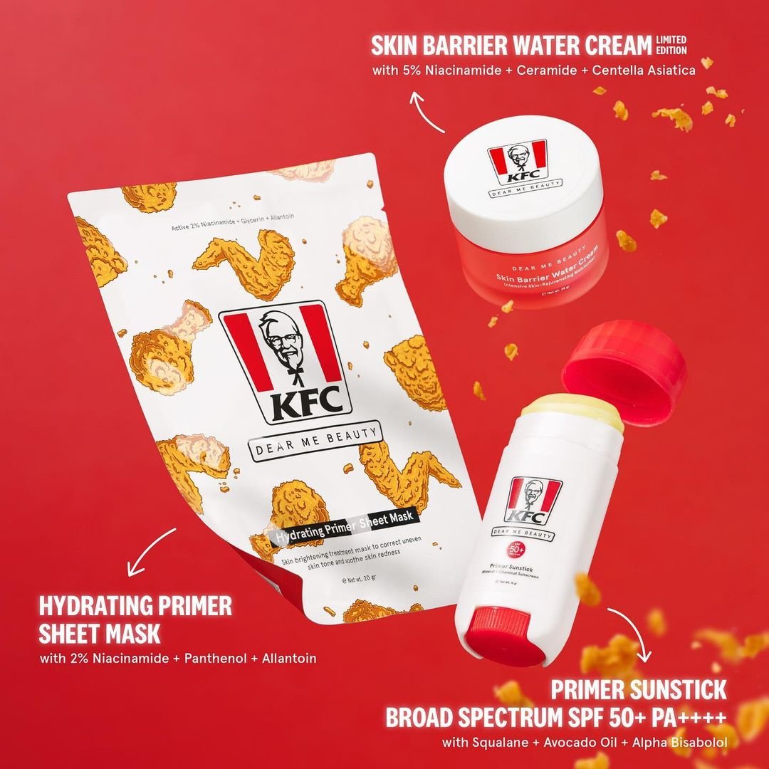 Dear Me Beauty X KFC Skincare Collection Available Online In Singapore